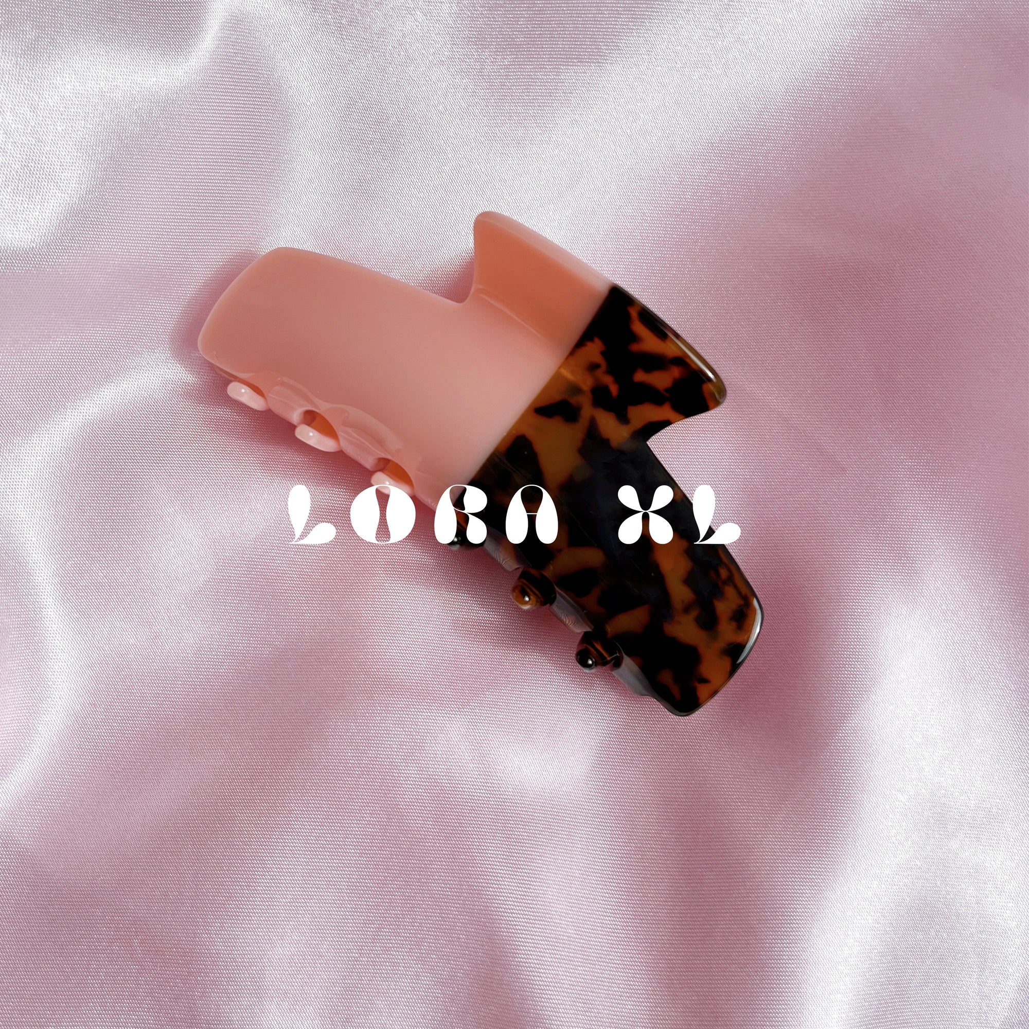 NEW GIRL: LORA XL IN PINK TORTOISESHELL – Tort Hairware