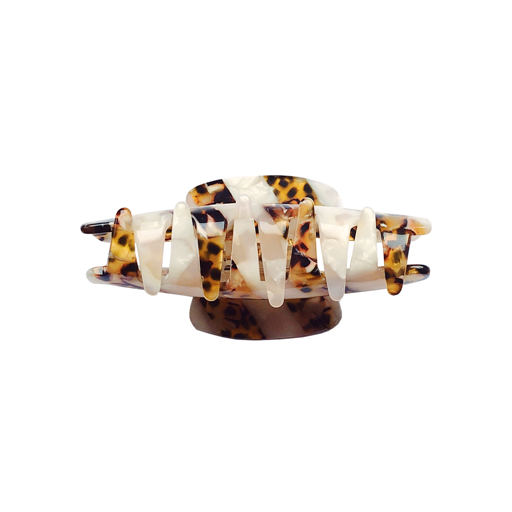 LORA clip in Moonstone Leopard – Tort Hairware